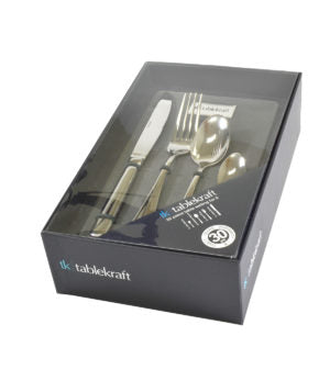 Tablekraft CUTLERY SET COMPLETE BOXED-32pc SOLID BOGART Set ...